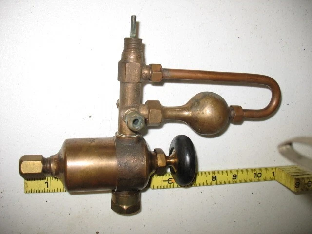 SWIFT BRASS HYDROSTATIC Steam Engine Oiler Lubricator Antique $250.00 ...
