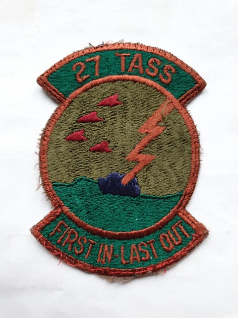 US AIR FORCE 27th Tactical Air Support Squadron Patch USAF EUR 5,86 ...