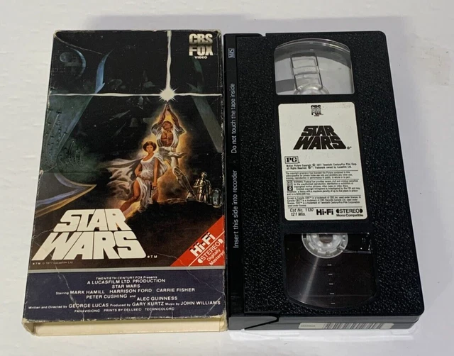 STAR WARS A New Hope 1997 Original 1984 Release Hi-Fi CBS FOX Red Label ...