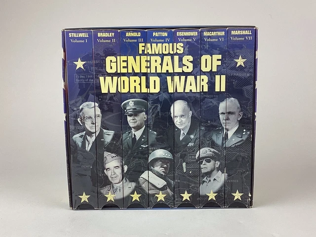 FAMOUS GENERALS OF World War II Marshall Patton Eisenhower Stillwell ...