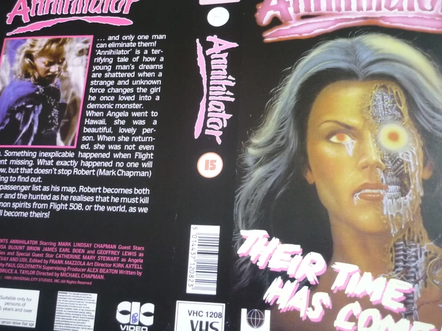 REPRODUCTION VHS SLEEVE cover video annihilator cic 1986 £16.32 - PicClick UK