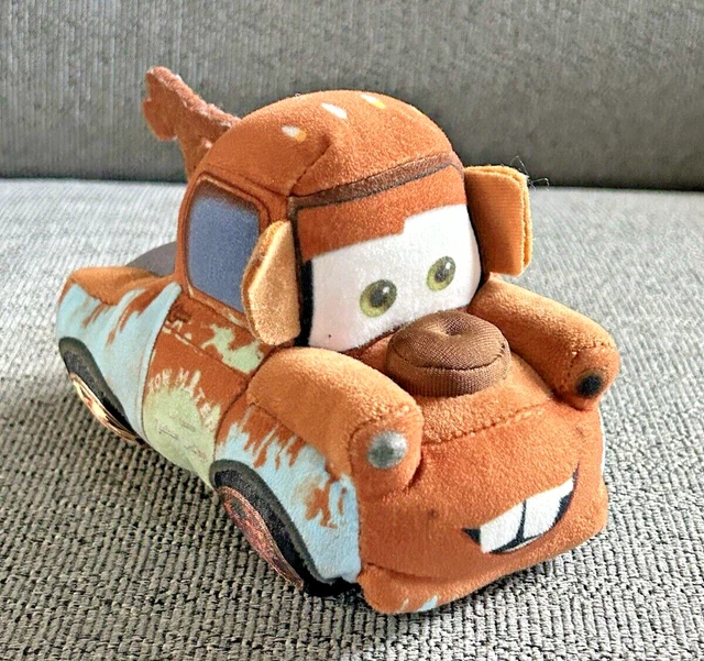 DISNEY PIXAR CARS 3 Mater Tow Truck Small Plush Soft Toy Posh Paws ...