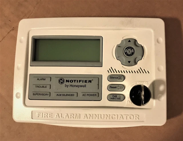 NOTIFIER N-ANN-80-W 41D2 Fire Alarm 80 Character Display LCD ...