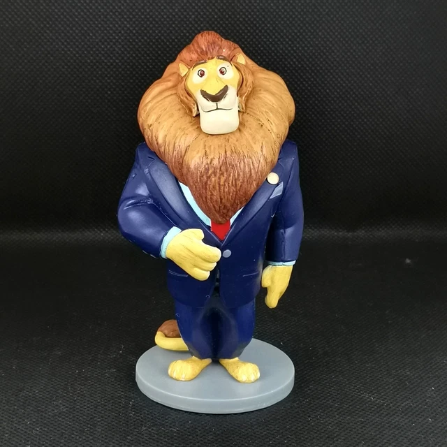 DISNEY STORE ZOOTROPOLIS Zootopia Mayor Lionheart Leodore Lion Action ...