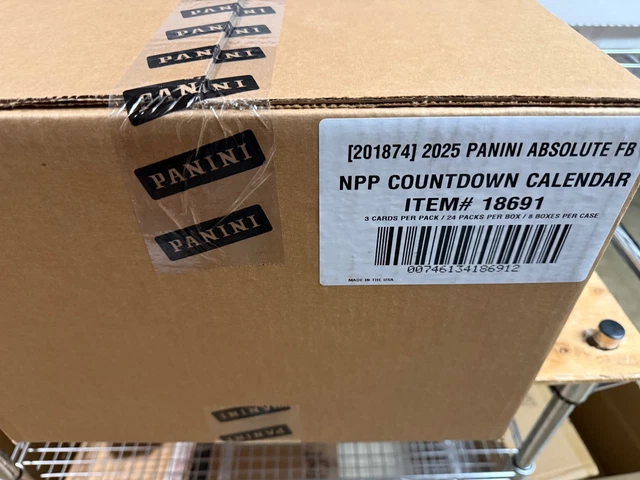 2025 PANINI ABSOLUTE Kaboom Football Advent Calendar Sealed 8 Box CASE $967.41 - PicClick AU