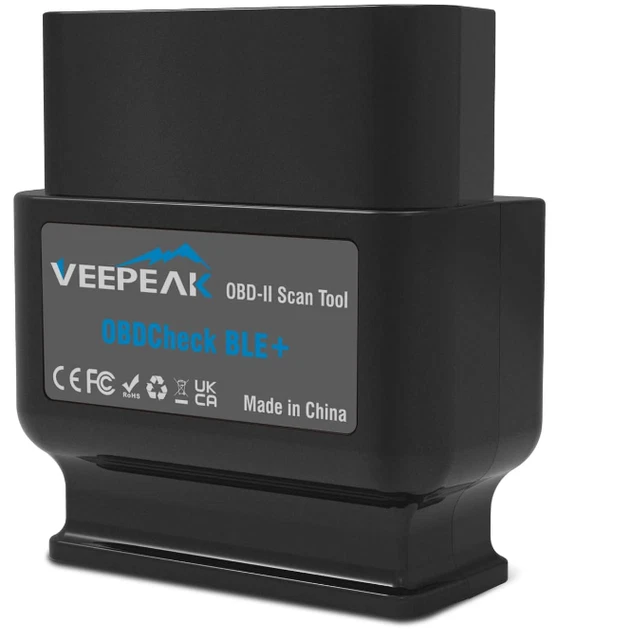 VEEPEAK OBDCHECK BLE+ Bluetooth OBD2 Scanner Adapter for iOS & Android ...