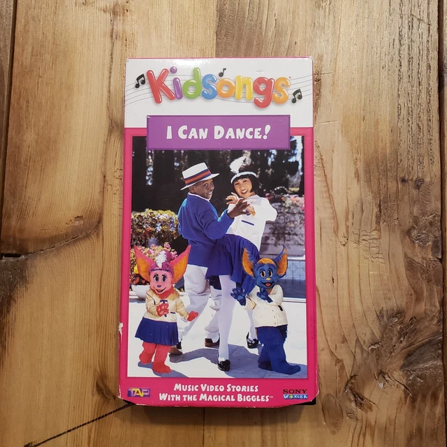 KIDSONGS I CAN Dance VHS 1998 Music Video Stories Magical Biggles Rare ...