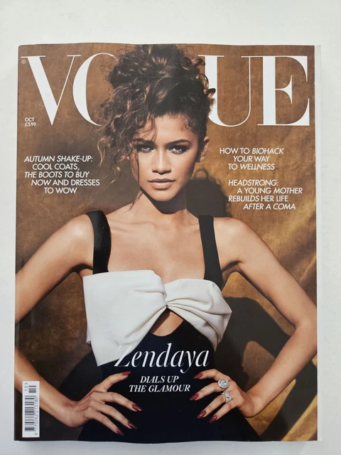 Magazine Mode Fashion Vogue British October 2021 Zendaya Eur 18 75