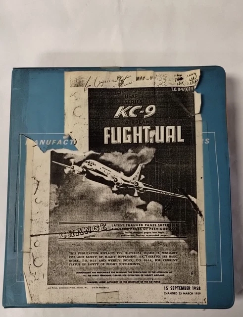 BOEING SERIES KC-97F Airplanes Flight Manual T.O. 1C-97(K)F-1 -Copy £40 ...