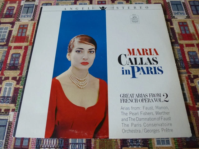 MARIA CALLAS IN Paris Great Arias From French Opera Vol.2 Emi Angel Stereo Lp EUR 17,50 ...