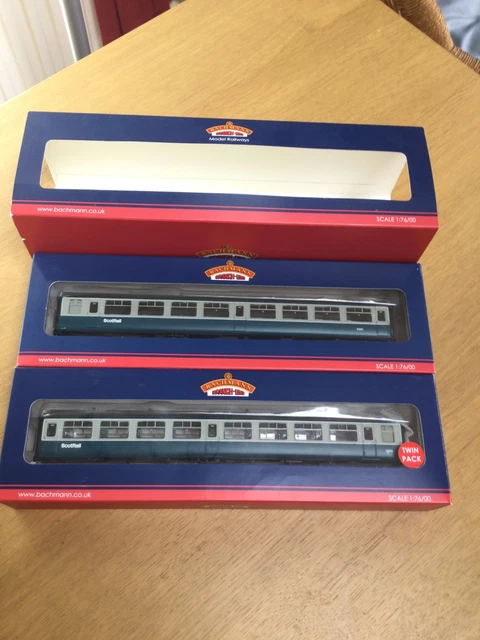 BACHMANN 39-001U OO Scale Mk2 TSO Pack Blue/Grey Scotrail £104.70 ...