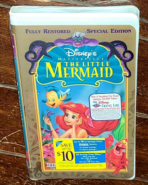 THE LITTLE MERMAID (VHS, 1998, Disney Special Edition) Free Shipping! £ ...