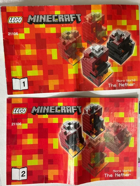 LEGO MINECRAFT MICRO world Nether 21106 £1.20 - PicClick UK