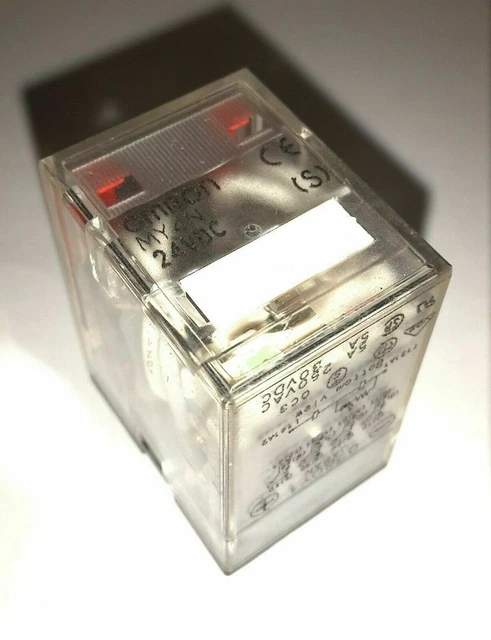 OMRON MY4N 14 Pin 24Vdc Relay With Light Indicator EUR 4,50 - PicClick FR