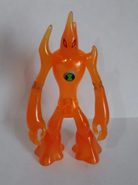 RARE BEN 10 Alien Goop Action Figure 4" ORANGE Haywire Bandai Cartoon ...