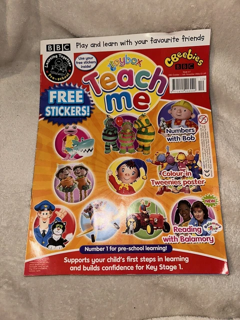 RETRO CBEEBIES TOYBOX TEACH ME MAGAZINE No 41 DATED 2004 TWEENIES ...