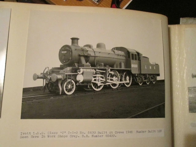 RAILWAY PHOTO 8X6 LMS Ivatt 2-6-0 Class 2 No 6400 ex works Crewe c1946 ...