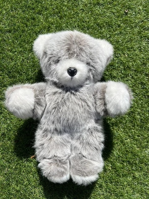 VINTAGE TEDDY BEAR REAL SOFT TOYS WATFORD CUDDLY PLUSH TOY (25cm) Ex ...