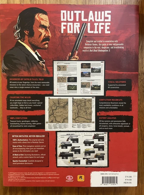 RED DEAD REDEMPTION 2 Complete Official Guide Collector's Edition Book ...