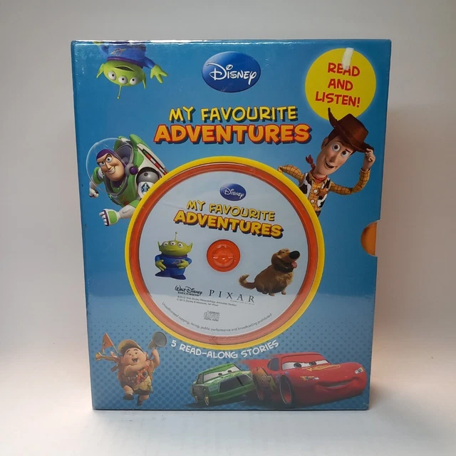 DISNEY PIXAR MY Favourite Adventures 5 Read Along Stories With CD ...