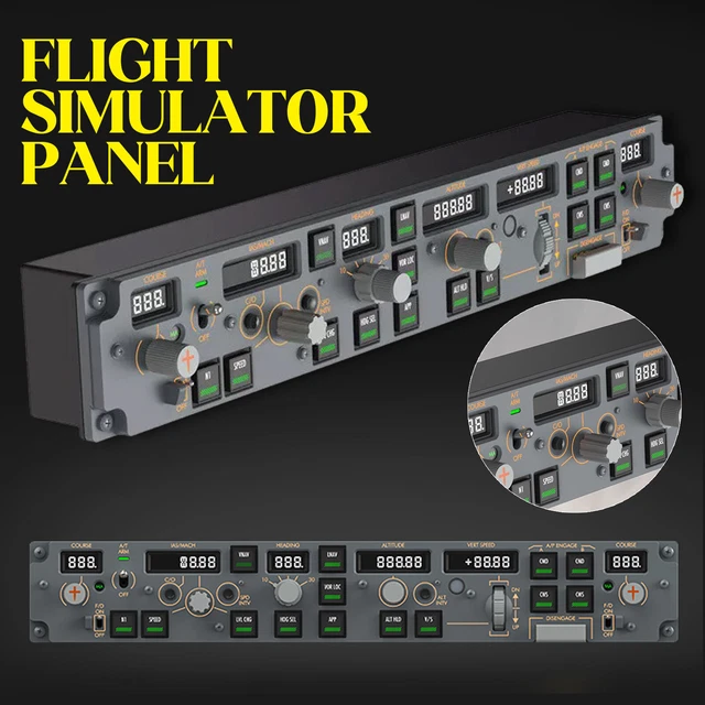 SIMPLAYER MCP CONTROL Panel Flight Simulator Panel for B737 NG/MAX ...