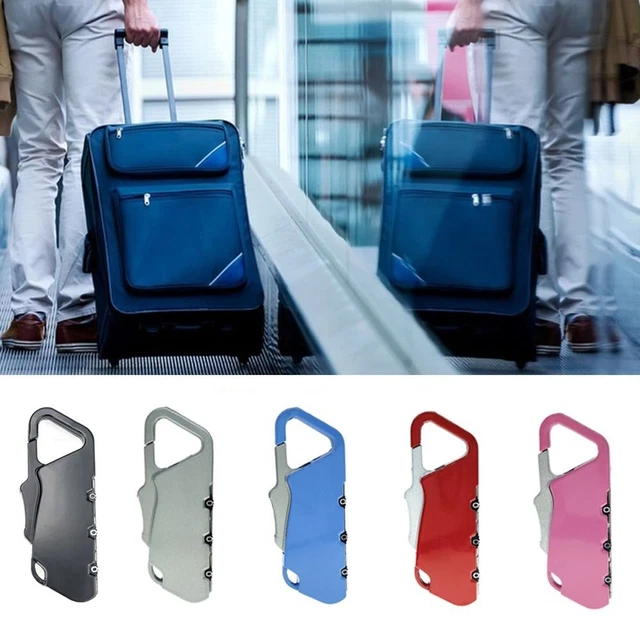ANTI-THEFT 3 DIGIT Password Lock Padlock Backpack Zipper Lock Home EUR ...