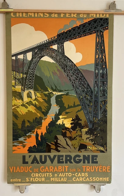 AFFICHE ANCIENNE VIADUC de Garabit SNCF EUR 110,00 - PicClick FR AFFICHE ANCIENNE VIADUC de Garabit SNCF EUR 110,00 - PicClick FR