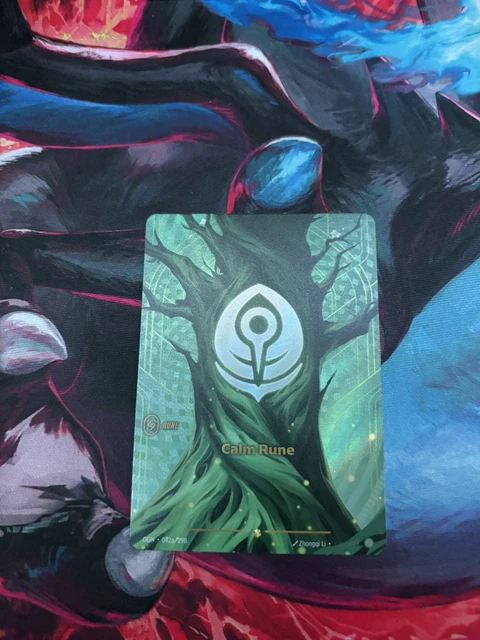 RIFTBOUND TCG ORIGINS Calm Rune FOIL #042a/298 Alternate Art - League ...