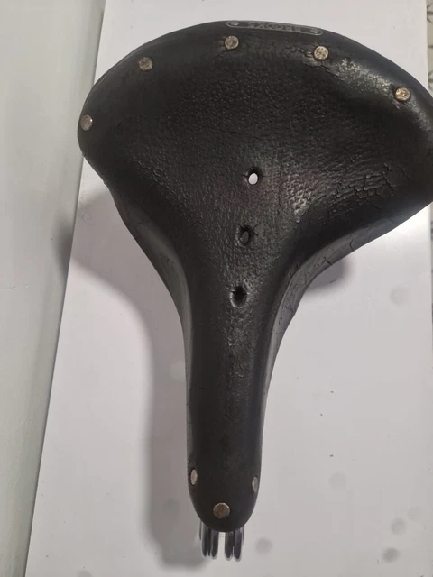 BROOKS B33 LEATHER saddle _ vintage £208.70 - PicClick UK