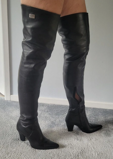 FERNANDO BERLIN MODEL 112 Black Thigh Boots size UK8/42 £101.00 - PicClick UK