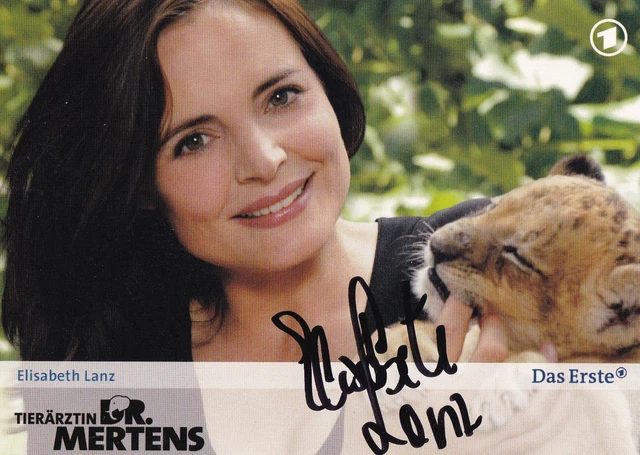 AUTOGRAMM - ELISABETH Lanz (Tierärztin Dr. Mertens) EUR 3,75 - PicClick DE