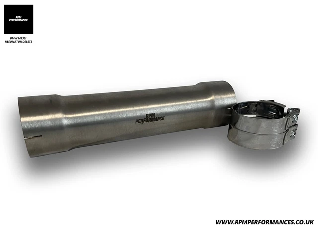 BMW M135I RESONATOR Delete Res Delete Stainless Exhaust £42.99 ...