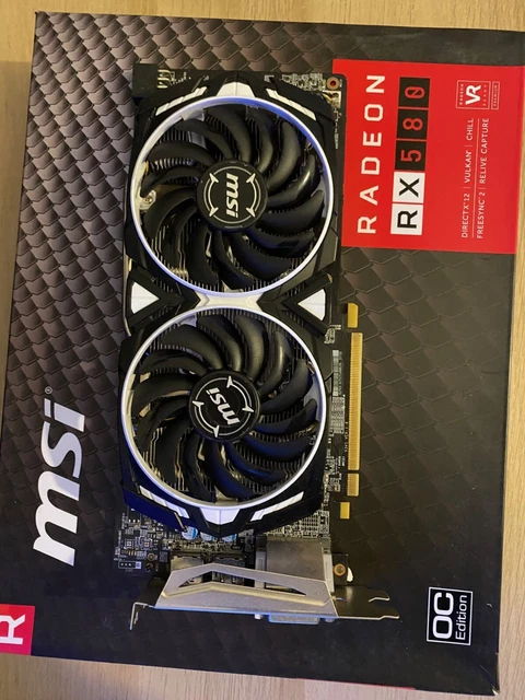 MSI RADEON RX 580 ARMOR OC 8Go GDDR5 Carte Graphique EUR 90,00 ...