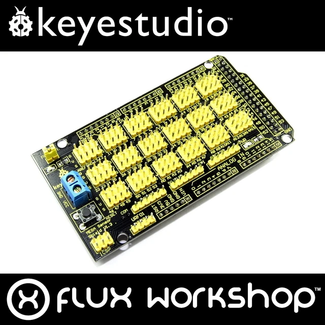 KEYESTUDIO CAPTEUR BOUCLIER pour Arduino Mega KS0006 V1.3 Com Urf Flux Workshop EUR 7,62 ...