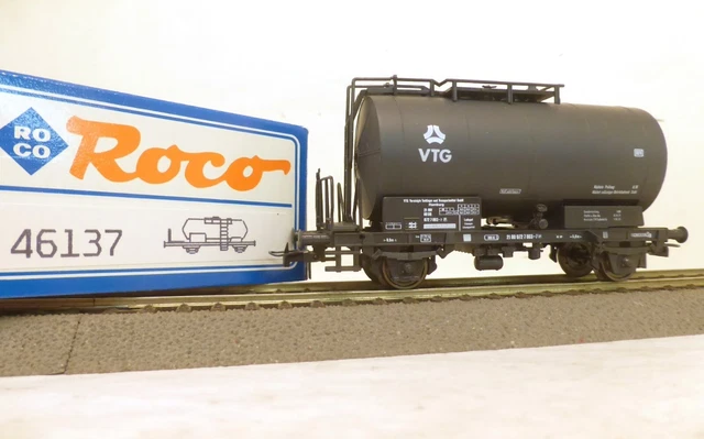 ROCO H0 46137 DB-Kesselwagen "VTG" grau O38 EUR 19,39 - PicClick DE