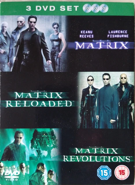 THE MATRIX, MATRIX Reloaded/,Matrix Revolutions Trilogy (Box Set) (DVD ...
