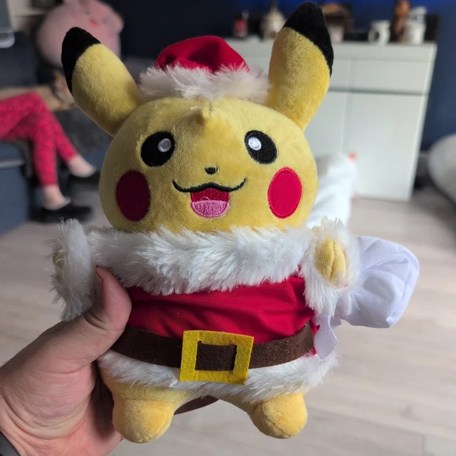 PIKACHU SANTA Christmas Festive Xmas Plush £1.16 - PicClick UK