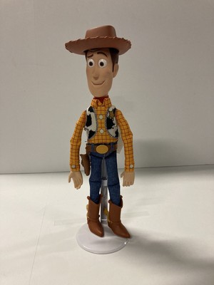 DISNEY PIXAR THINKWAY Toy Story Woody Pull String Doll w Hat 15 ...