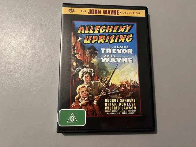 ALLEGHENY UPRISING DVD, 1939 Western John Wayne, Claire Trevor, R4 EUR 8,69 - PicClick FR