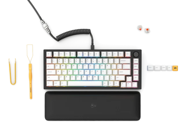 GLORIOUS GMMK PRO 75% TKL Gaming Keyboard - Custom Hotswap Pre-Built ...