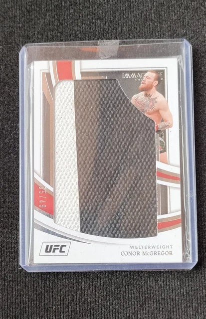 CONOR MCGREGOR PANINI Carte UFC 246 WITH REAL FIGHTING BLOOD 05/49 EUR ...