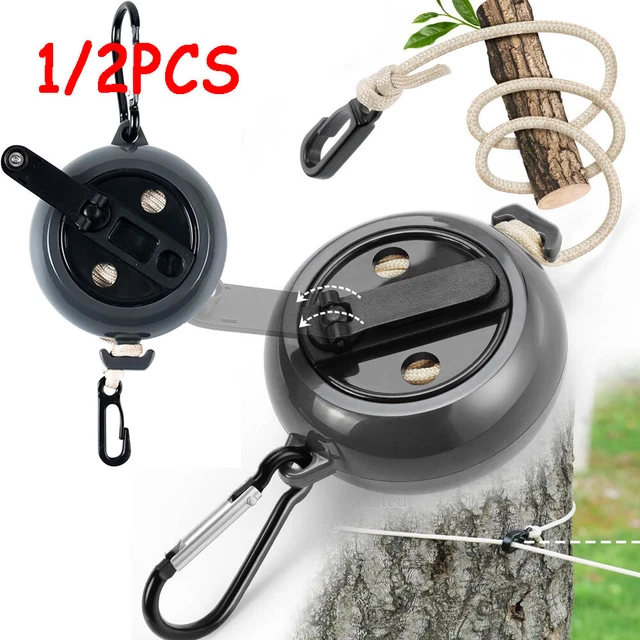 PORTABLE TRAVEL CLOTHESLINE Retractable Camping Clothes Line for ...