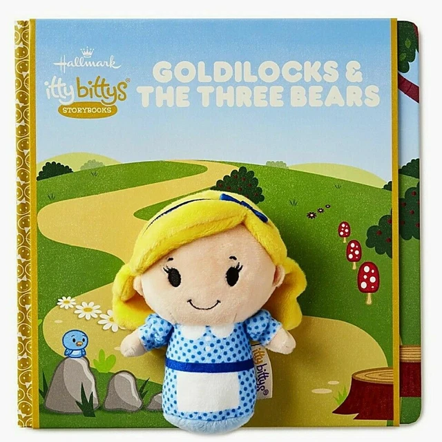 GOLDILOCKS & THE Three Bears Storybook and Plush Doll HALLMARK ITTY ...