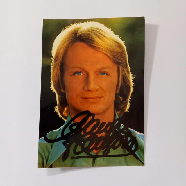 AU CHOIX AUTOGRAPHE dédicace sur cartes Claude François * Carlos * Joe ...