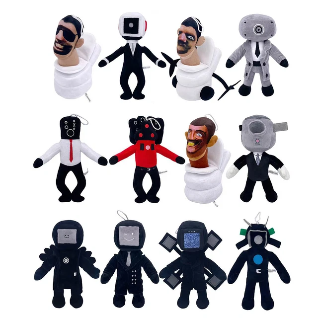 Skibidi Toilet Plush Toy Cameraman Tv Man Speaker Man Stuffed Doll T