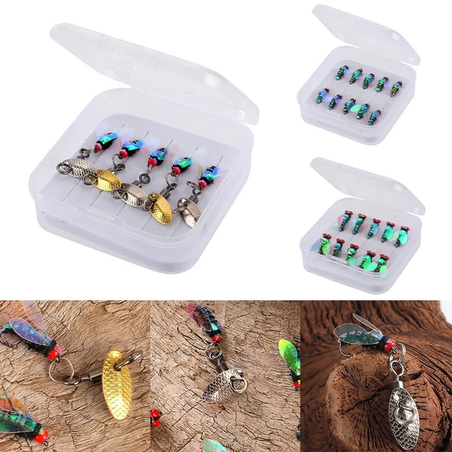 ATTRAPEZ PLUS DE poissons avec des paillettes de plumes hameçons ...