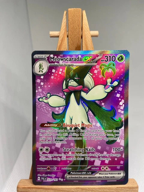 MEOWSCARADA EX - Full Art Double Rare - Paldea Evolved 231/193 - MINT ...