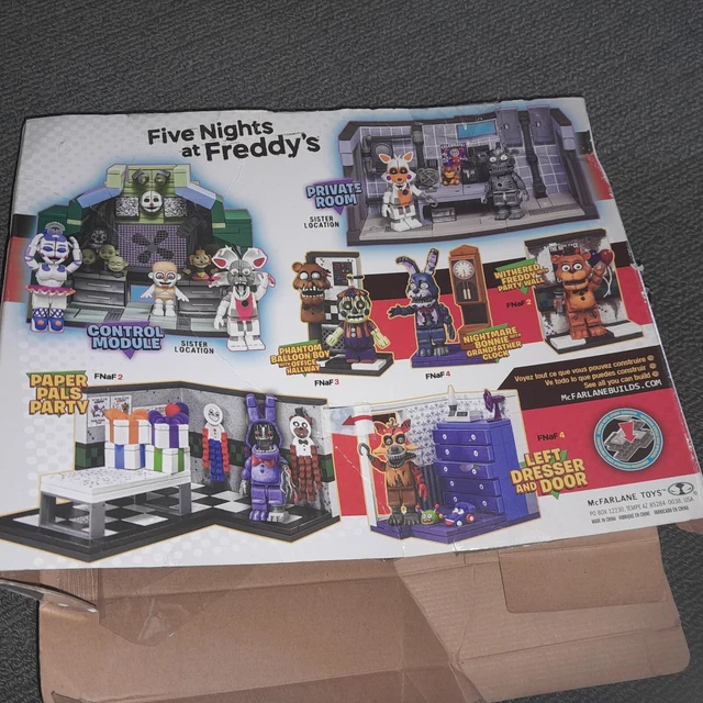 FIVE NIGHTS AT Freddys FNAF Scooping Room Building Set 12825 Plus 3 ...