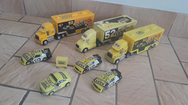DISNEY PIXAR CARS Lot 3 Camions Mack Hauler Cars Leak Less 52 + 4 ...