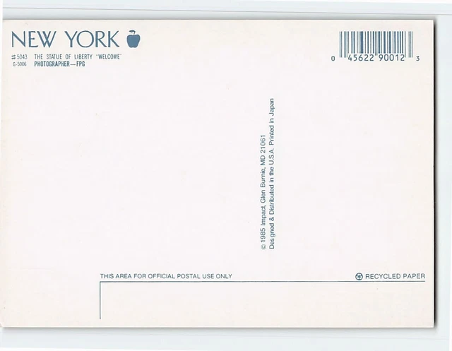 POSTCARD THE STATUE Of Liberty Multiple Scene NYC NY £9.08 - PicClick UK